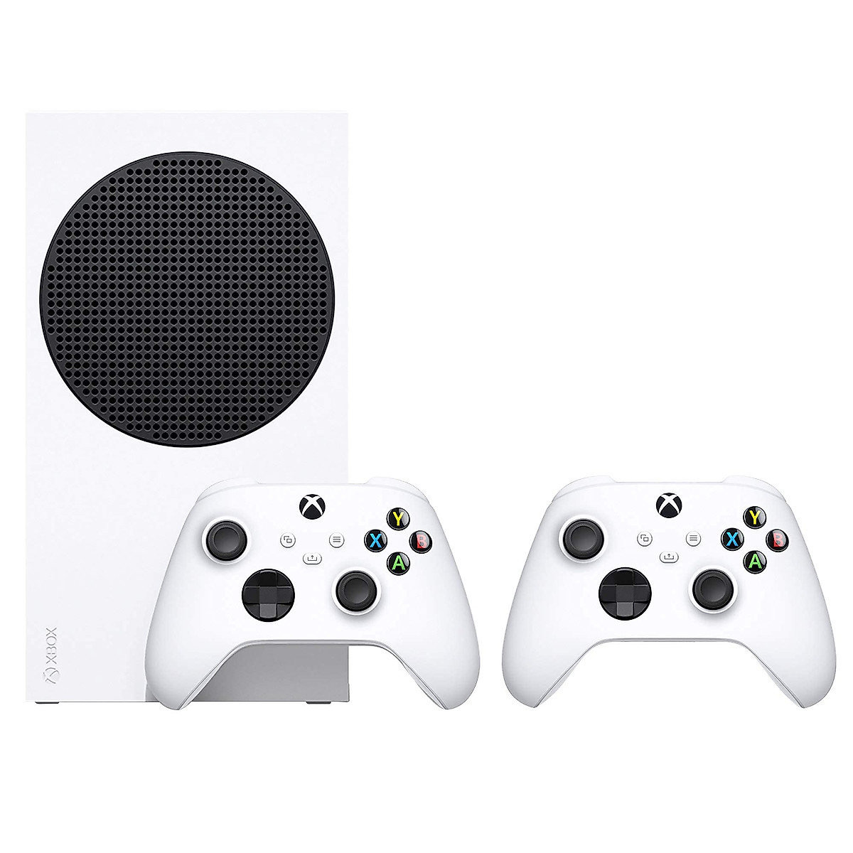 Microsoft Xbox Series S 512GB Game All-Digital Console, White - 2 Xbox Wireless Controllers - 1440p Gaming Resolution, 4K Streaming Media Playback, HDMI 2.1 (Renewed)