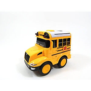AMPERSAND SHOPS RC Kids Yellow School Bus with Lights and Sound