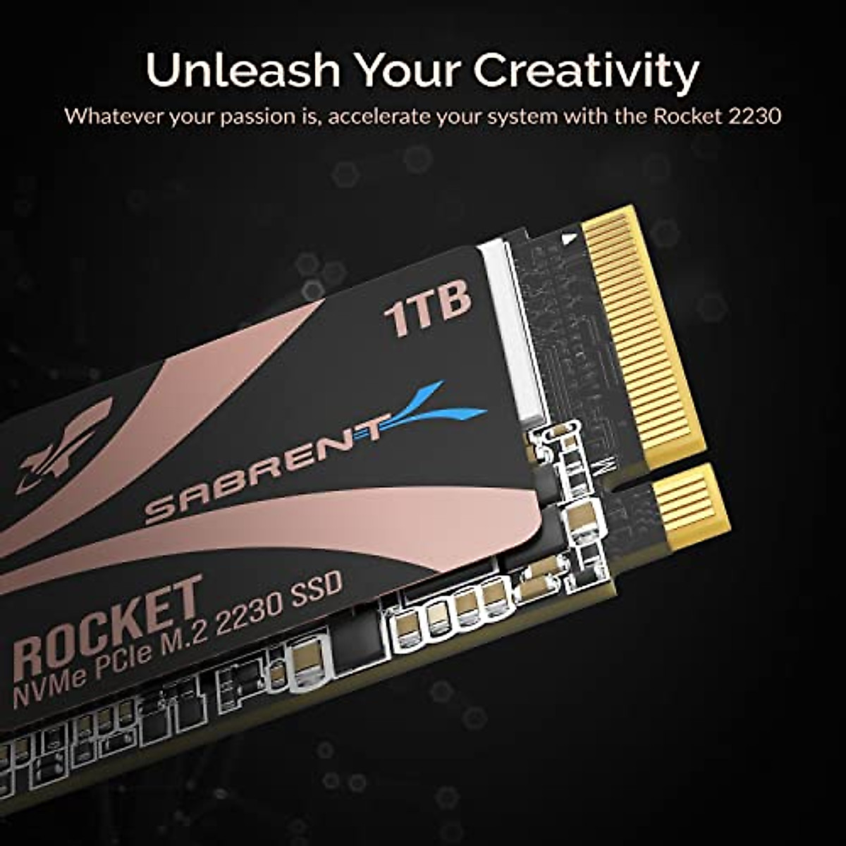 SABRENT Rocket 2230 NVMe 4.0 1TB High Performance PCIe 4.0 M.2 2230 SSD [SB-2130-1TB]