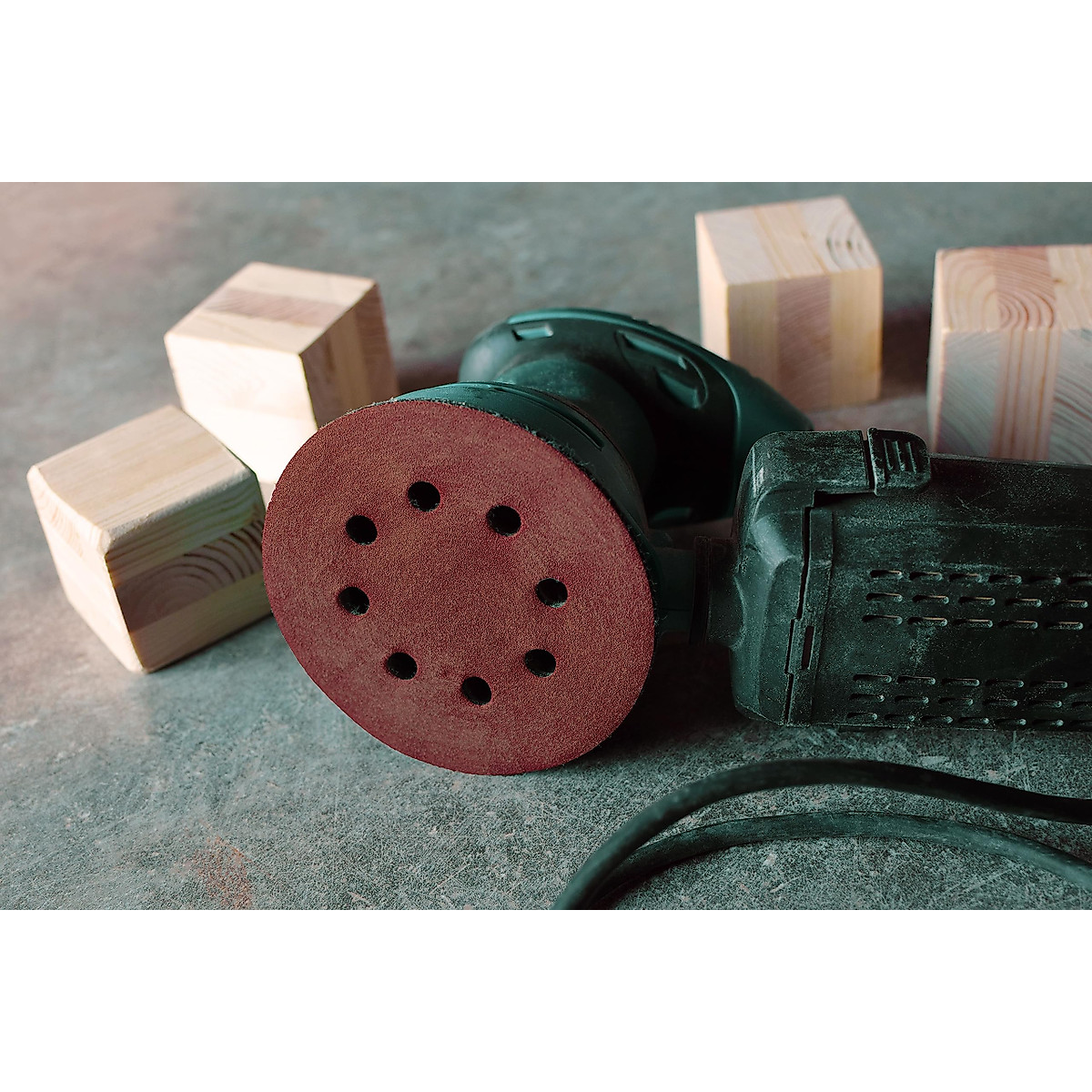 Premium Grade 5-inch 8-Hole Sanding Discs by Starbond - 60, 80, 120, 180, 220, 240, 320, 400, 600, 1000 Grits Sandpaper, for Random Orbital Sander, Perfect for Wood Sanding, fine Finish - 100 Pack