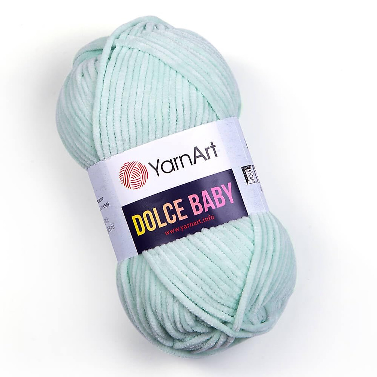 Yarnart Dolce Baby Yarn by yarnart Soft Chenille Velvet Medium Moyen Medio Yarn Blanket amigurumi Crochet Yarn 50 gram (1.76 oz) 93 Yards (753)