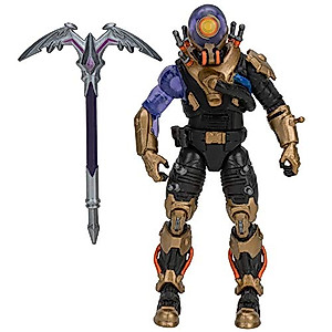 FORTNITE Cyclo Solo Mode Core Figure and 2 Mythic Goldfish Collectibles - 4 Inch Collectible Action Figure, Plus Accessories