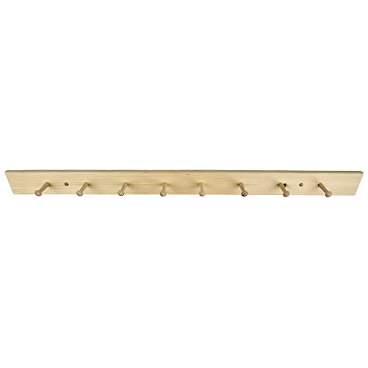 48" Unfinished Shaker Peg Rack