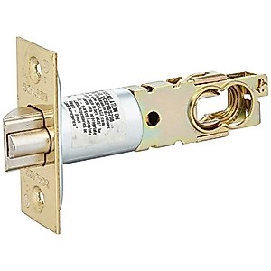 Schlage 16-203 2 3/8" or 2 3/4" Replacement Deadlatch with Square Corner 1" x 2, Polished Brass