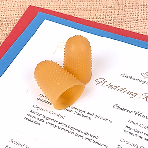 Swingline Rubber Finger Tips, Finger Cots, Small, Size 11, Amber, Finger Protector For Use with Swingline Staples & Swingline Staplers, Home Office Desktop Accessories, 12 Count (54031)