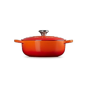 Le Creuset Enameled Cast Iron Signature Sauteuse Oven, 3.5 qt., Flame