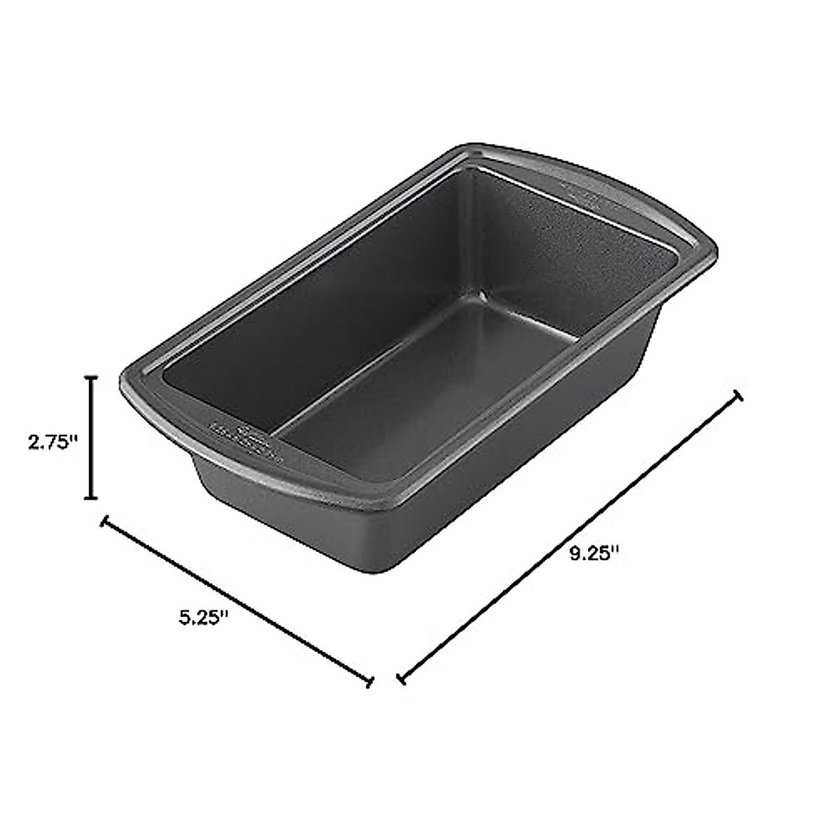 Wilton Advance Select Premium Non-Stick Loaf Pan, 9.25 x 5.25 Inches, Steel, Silver