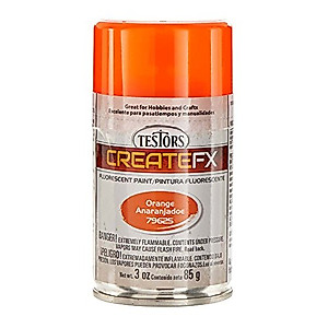 Testor Corp. FX Fluorescent Orange Spray, 3oz
