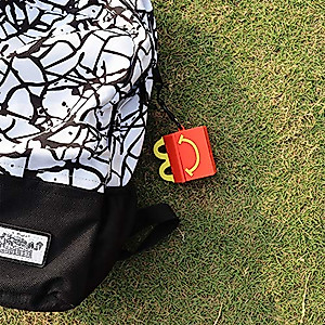 Aliaaa AirPods-3 Case Silicone Cover Funny Cute Chic Food French Fries Scratch Resistant Silicon Skin with Keychain Kids Girls Teens Boys (Red Fries)