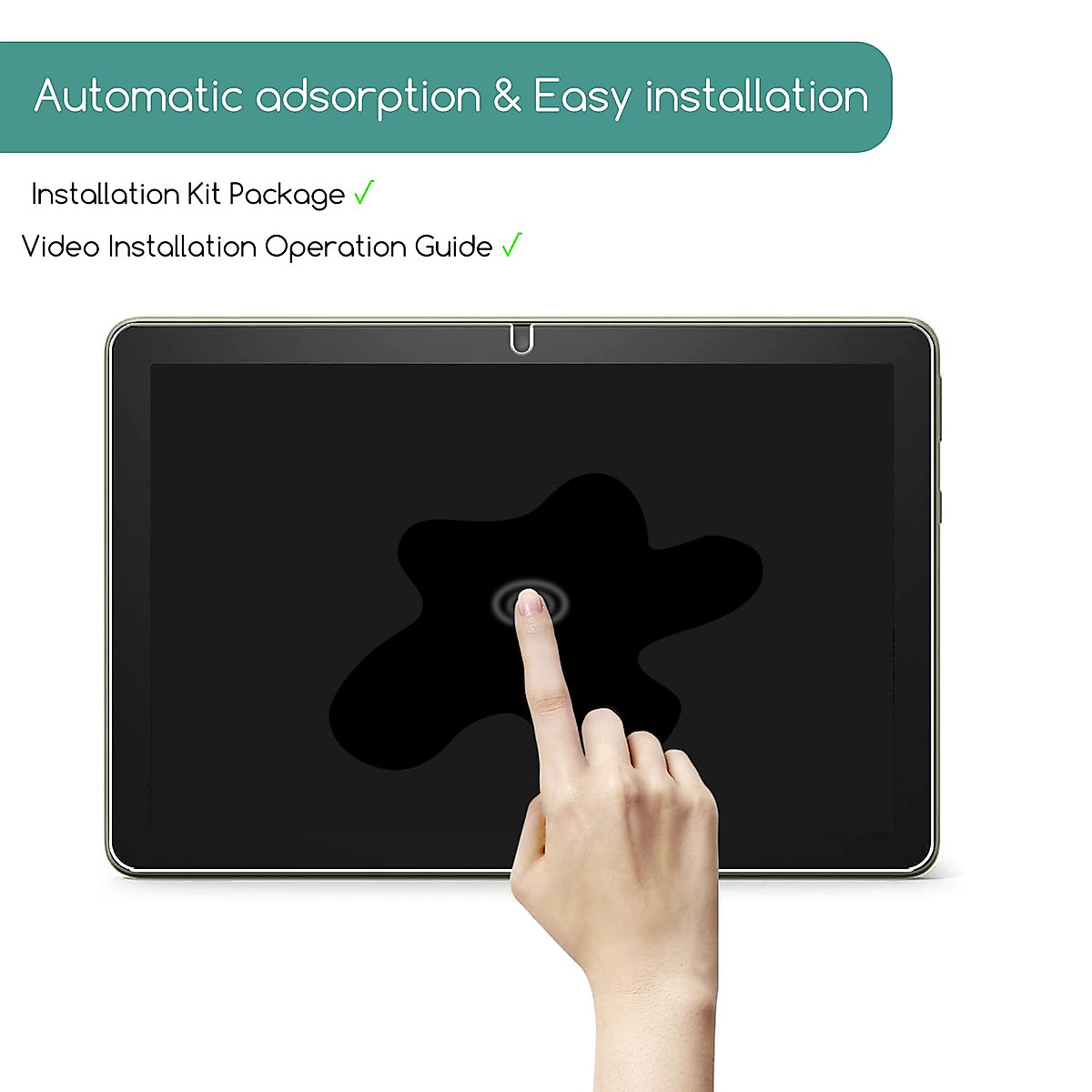 KEANBOLL 2 Pack Designed for iPad Pro 12.9 Inch Tempered Glass Screen Protector, (2022-2018, 6th/5th/4th/3rd Generation) Ultra Clear 9H Hardness and Apple Pencil Compatible