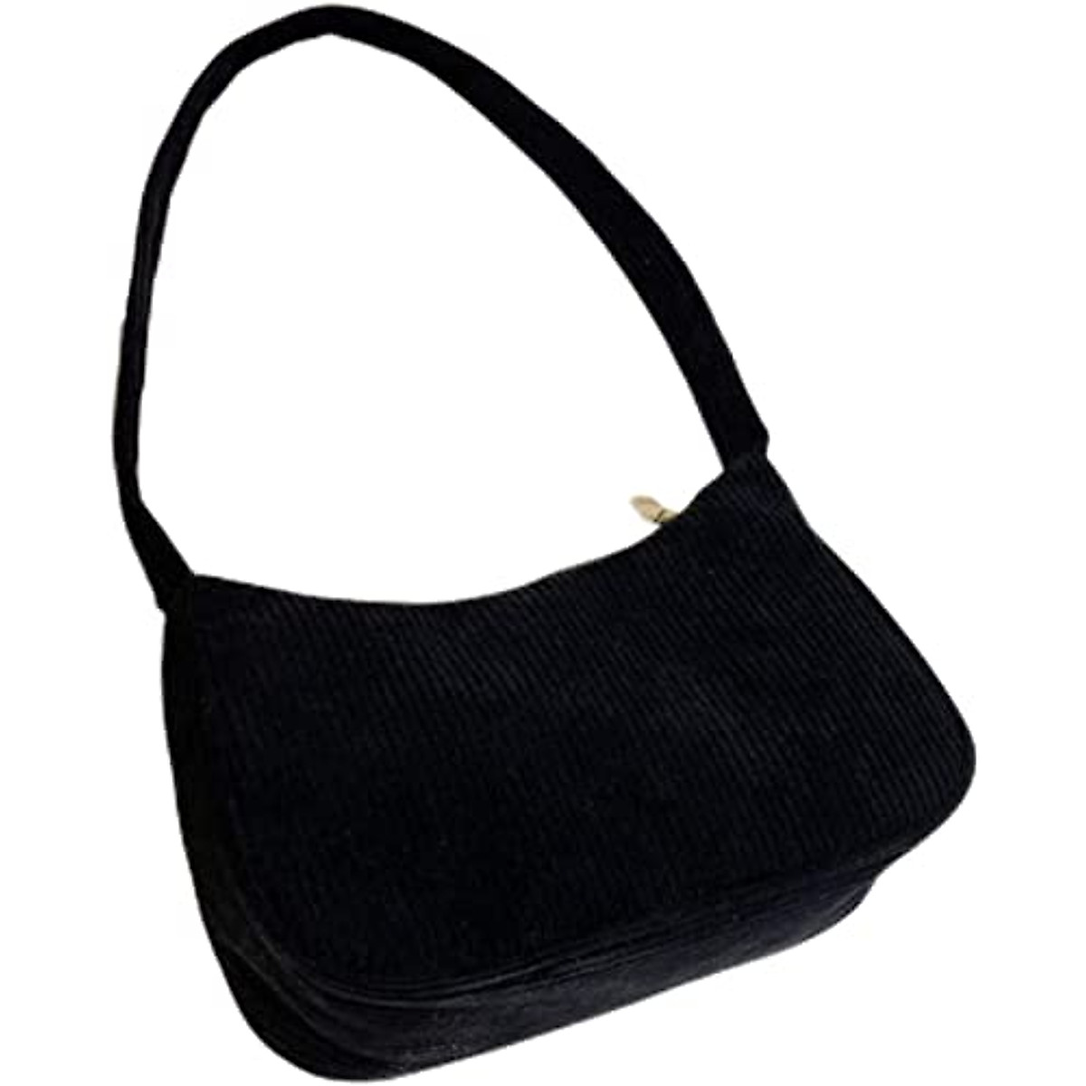 AIBEARTY Women Girls Corduroy Handbag Underarm Bag Retro Small Purse Shoulder Bag Clutch Tote