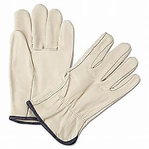 Toledano industries 12 Pair X Large Leather Work Gloves. Ideal Hand Protection all Environments.