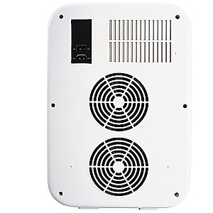 VEVOR Mini Fridge, 20L Skincare Fridges with Temper Control Touch Screen, Portable Small Beverage Refrigerator for Bedroom Office Car Dorm, AC/DC Cool Warmer for Cosmetic Drink Milk, White