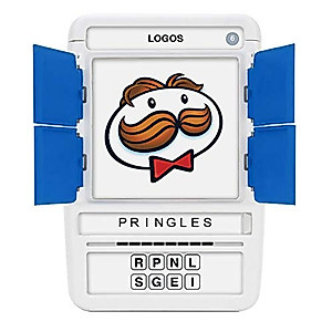 100 PICS Logos Travel Game - Guess 100 Logos | Flash Cards with Slide Reveal Case | Card Game, Gift, Stocking Stuffer | Hours of Fun for Kids and Adults | Ages 6+