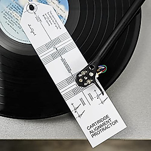 Cartridge Alignment Protractor LP Vinyl Turntable Phonograph Accessories Adjustment Tool