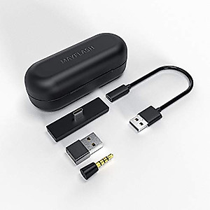 MAYFLASH PodsKit Bluetooth Adapter for Switch, PS4 and PC, Dual Stream Bluetooth Wireless Audio Transmitter with aptX Low Latency.