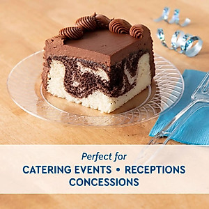 Member's Mark Clear Plastic Plates, 6.25" (90 Count)