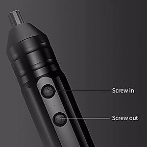 CALIDAKA Cordless Electric Screwdriver Kit Mini Drill 250 RPM,USB Rechargeable Power Screwdrivers Set,Portable Automatic Home Repair Tool Kit with USB Cable