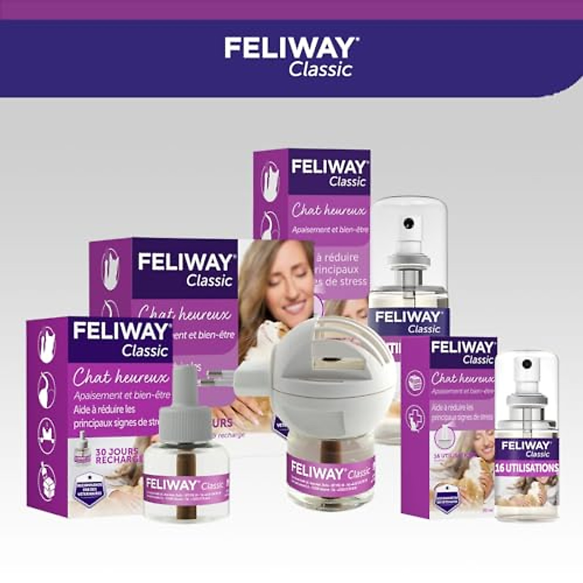 Ceva Animal Health C23830c Feliway Starter Kit Diffuser, 48ml (Оne Расk)