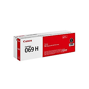 Canon 069 Black Toner Cartridge, High Capacity, Compatible to MF753Cdw, MF751Cdw and LBP674Cdw Printers