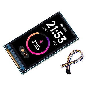 waveshare 1.9inch LCD Display Module 170×320 Resolution Screen, 262K RGB Display Color SPI Interface ST7789V2 Driver, Compatible with Arduino/Raspberry Pi / STM32, etc