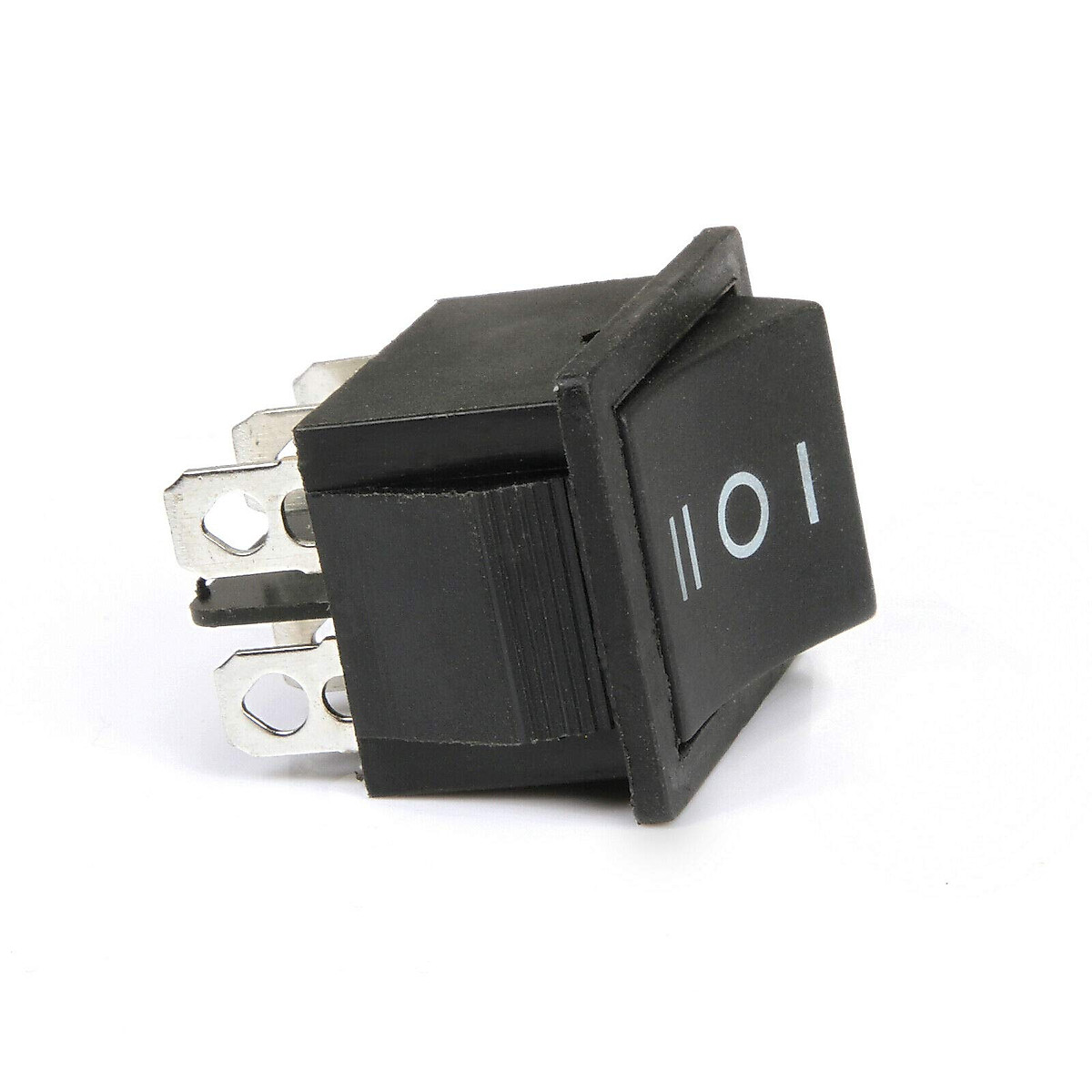 5PCS 6Pin DPDT ON-Off-ON 3 Position Snap Boat Rocker Switch AC 6A/250V 10A/125V