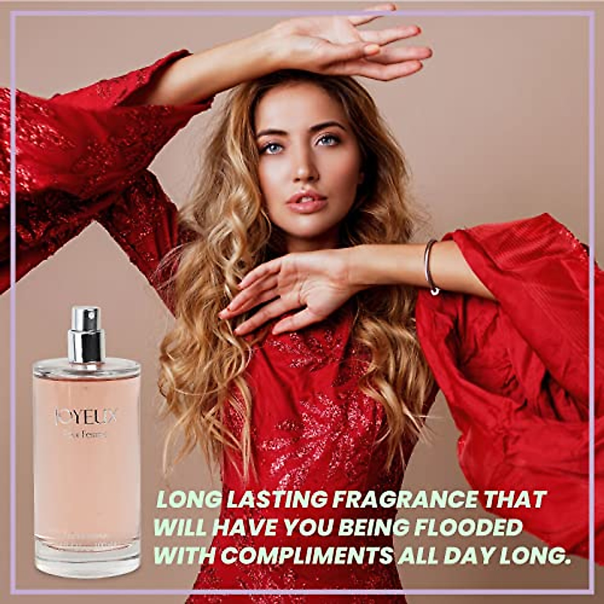 Regal Fragrances women perfume Joyeux - Inspired by the Scent of the Joy By Dior's Women's Eau de Parfum - with a fresh and floral scent 100ml (3.4 Fl Oz)