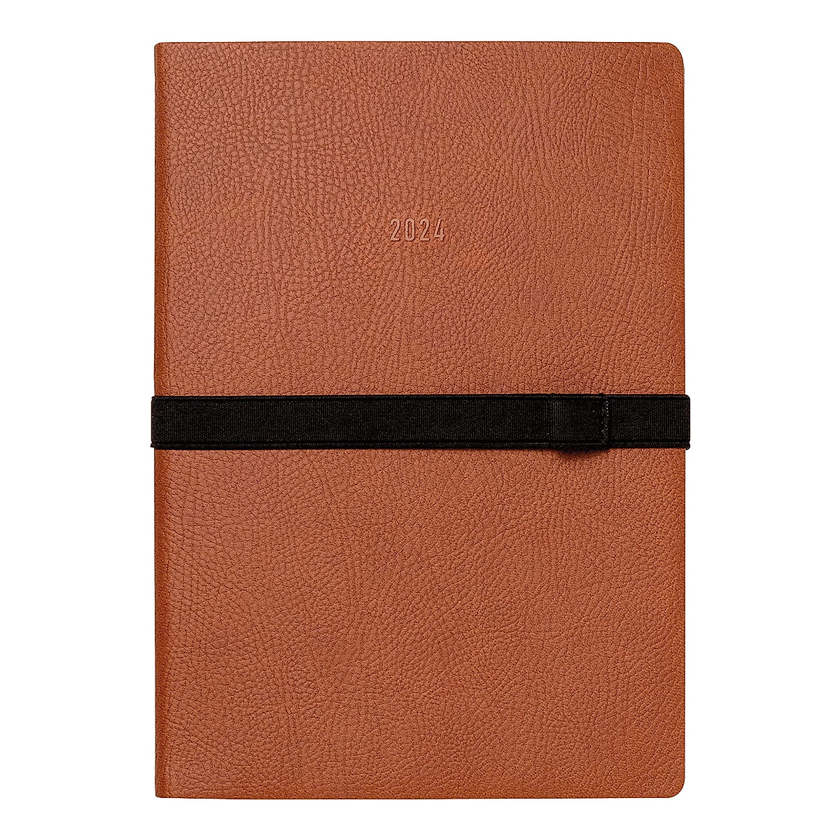 Letts Oslo Weekly/Monthly Planner, 12 Months, January to December, 2024, Sewn Binding, A5 Size, 8.25" x 5.875", Multilingual, Tan (C082334-24)