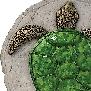 Spoontiques -Garden Décor - Turtle Stepping Stone - Decorative Stone for Garden