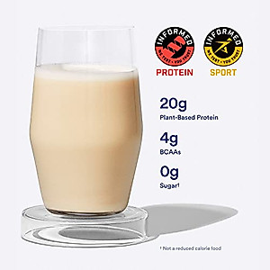 Ritual 50 and Over Vegan Plant Based Protein Powder with BCAA: 20g Organic Pea Protein from Regenerative Farms in USA, Hand-Crafted Vanilla, 3rd Party Tested, Gluten-Free, Dairy-Free, Non-GMO, 1 Lbs