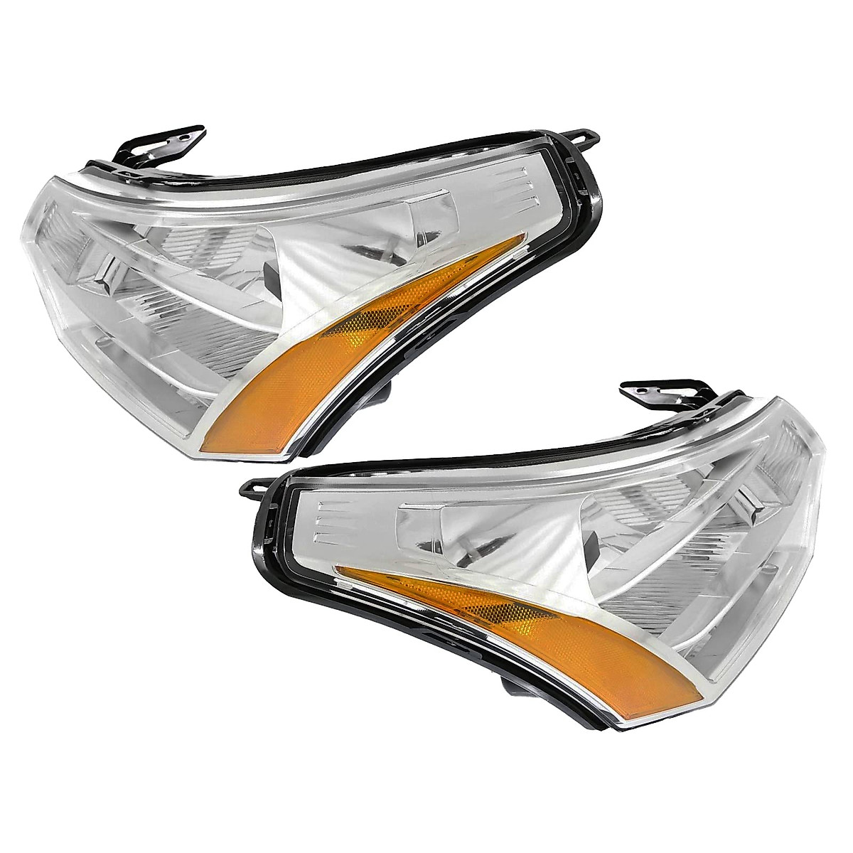 APA Replacement Headlight for 2008 2009 2010 2011 08 09 10 11 Ford Focus S SE SEL Model Pair with Passenger Right and Driver Left Side FO2503244 FO2502244