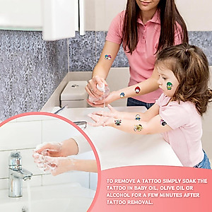 120 PCS Kitty Party Favor Tattoo Sticker, Kitty Cute Cartoon Temporary Tattoos For Kids Tattoos Party Favor Pack For Kids Girls Boys Party Gifts Birthday Decorations Party Game Rewards