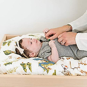 Bebe au Lait Muslin Changing Pad Cover, Wyoming