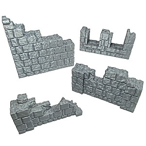 Extruded Gaming Wall Ruins Set 2