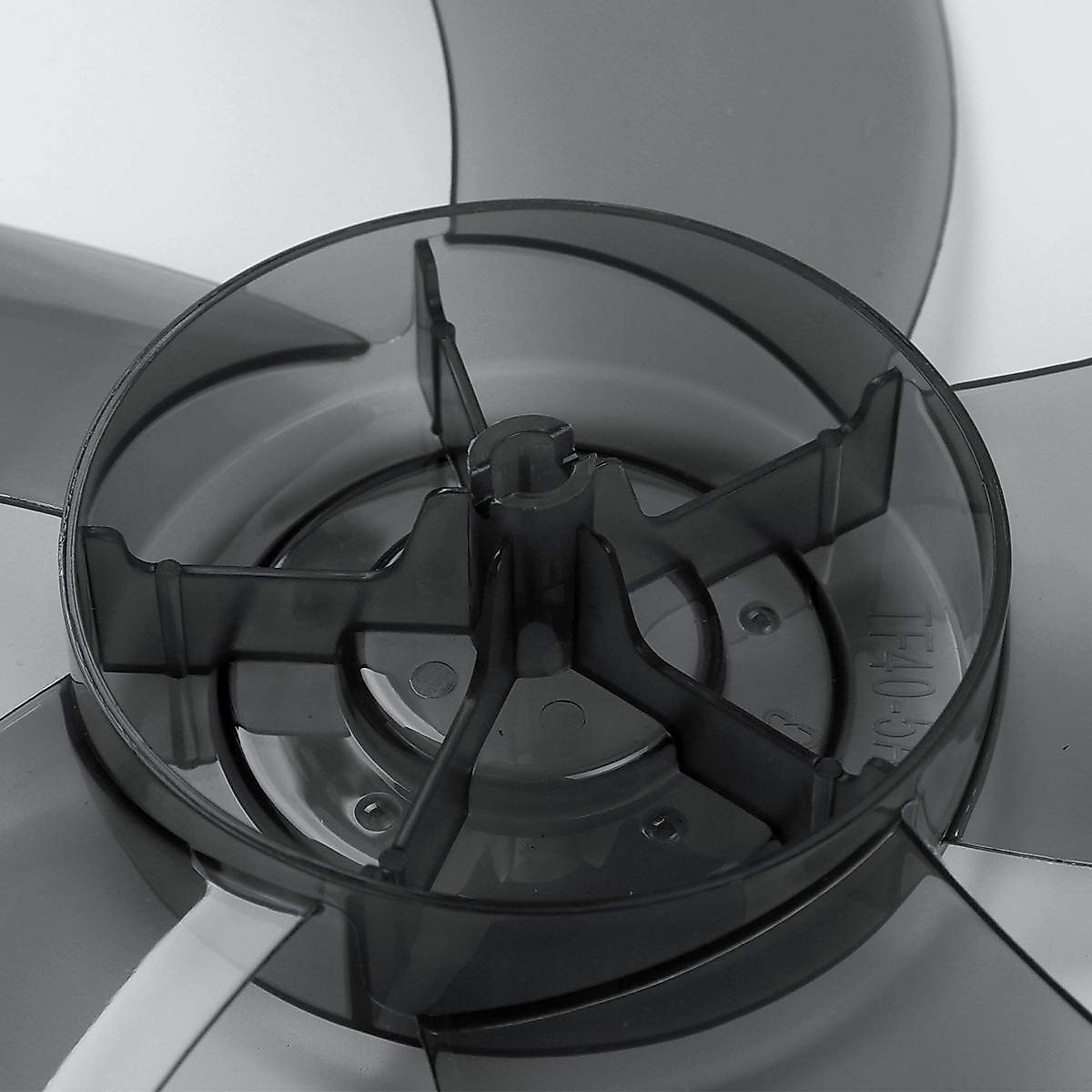 CHICTRY Plastic Fan Blade Replacement Leaves with Nut Cover for Household Standing Pedestal Fan Table Fanner Accessories Grey 12 Inch 3 Leaves