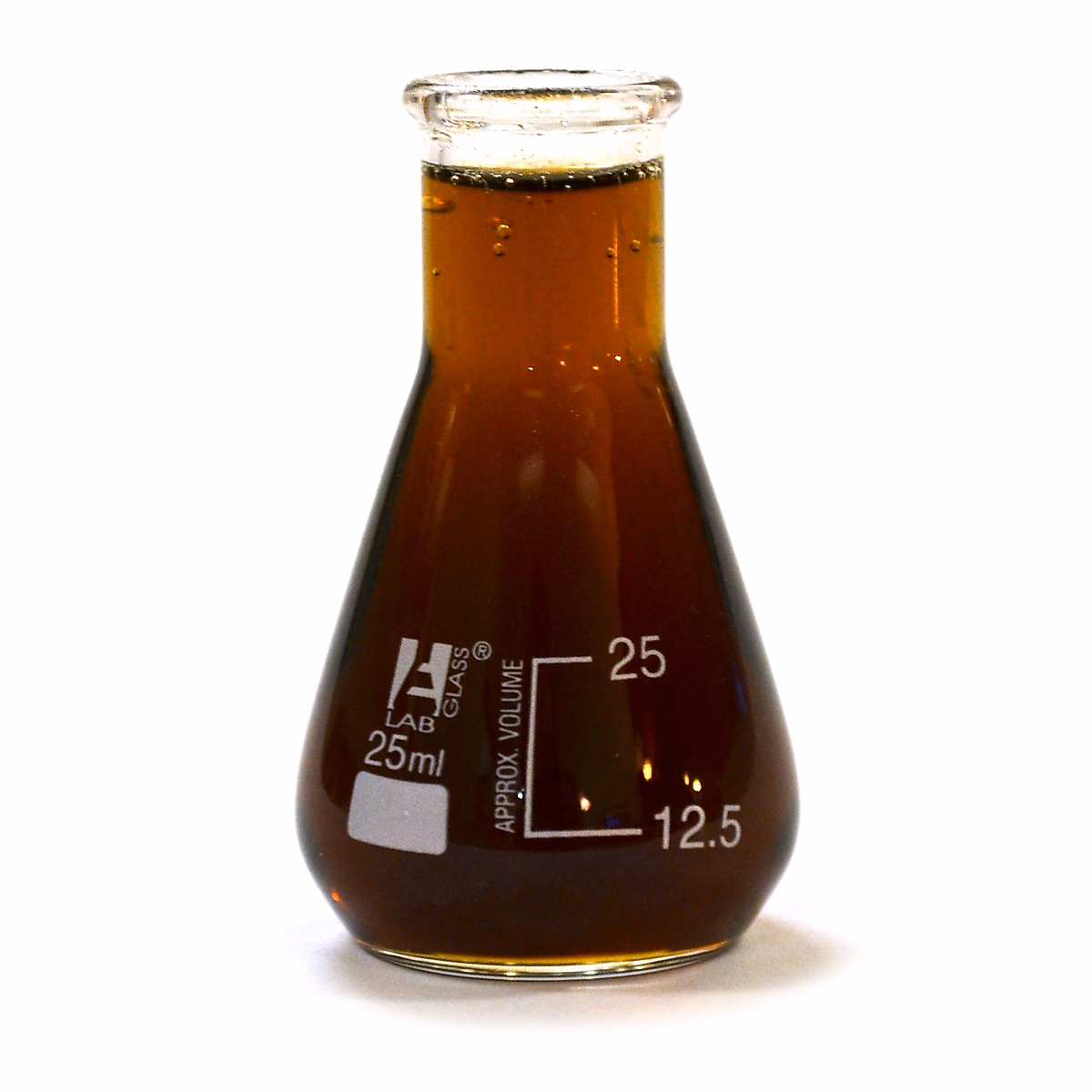 hBARSCI Erlenmeyer Shot Glasses - 0.8oz/25mL - Lab Quality Borosilicate Glass - Set of 4