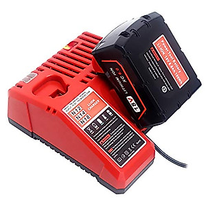 Yongcell M18 & M12 Lithium Ion Battery Charger Compatible with Milwaukee 12V-18V Li-ion Battery 48-11-2420 48-11-2440 48-11-1820 48-11-1840 48-11-1850 48-11-2401 48-11-1890 Yongcell M18 & M12 Lithium Ion Battery Charger Compatible with Milwaukee 12V-18V L