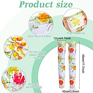 12 Pairs Gardening Arm Sleeves for Women Farm Summer Sun Protection Cooling Sleeves Flower Sleeves Farmers Sleeves Arm Covers for Men Work Running Sports Cycling Hiking