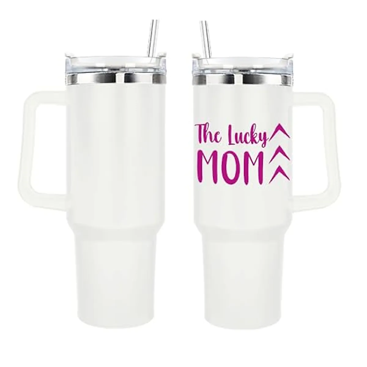 One Lucky Mom Tumblers Coffee For Boyfriend