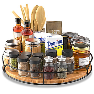 10" & 11" Lazy Susan Organizer - Carbonized Black