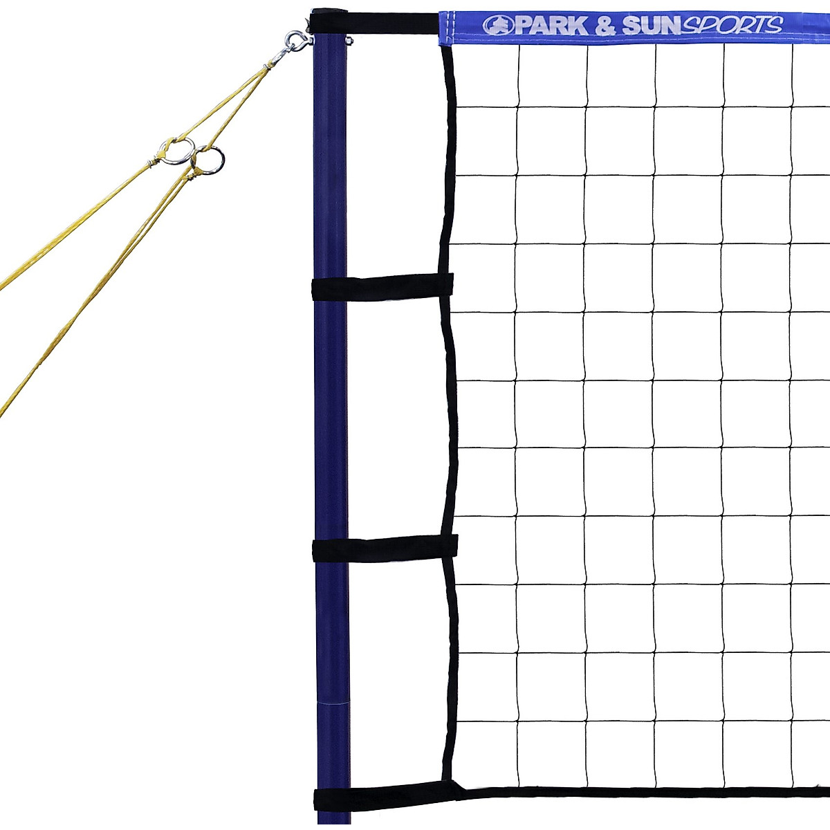Park & Sun Sports Spiker Sport: Portable Outdoor Volleyball Net System, Blue, 32L x 3H feet