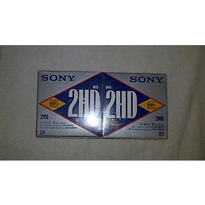 2 PACK Sony MFD 2HD xt series 2MB 3.5" (90mm) 10 Micro Floppydisk pre pack