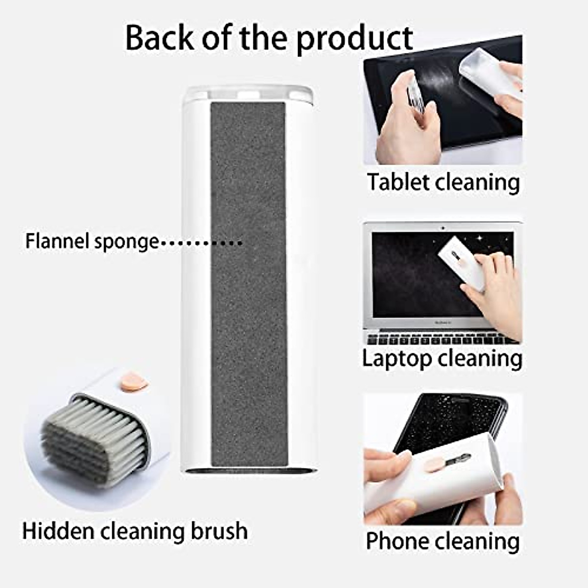 7 in 1 Electronic Cleaner kit - Keyboard Cleaner, Keyboard Cleaning Kit, Laptop Cleaner with Brush, Electronic Cleaner for Airpods pro/Laptop/Phone/Computer/Screen (Give Away a Flannel Cloth) Pink