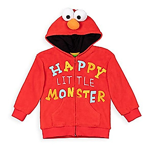 Sesame Street Elmo Toddler Boys Zip Up Hoodie 3T