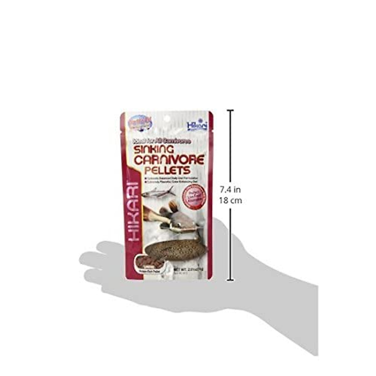 Hikari Sinking Carnivore Pellets for Pets, 2.61-Ounce 2 pack by HIKARI