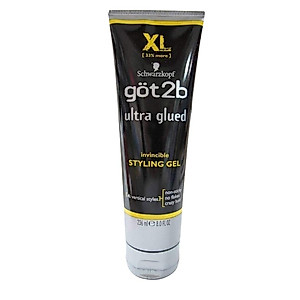 Schwarzkopf Got2b Ultra Glued 4 Vertical Styles Invincible Styling Gel 8.0 Oz.