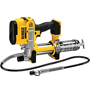 DEWALT 20V MAX* Impact Wrench, Automotive Kit, 1/2-Inch Mid-Range Wrench and Grease Gun, 2-Tool (DCK206P1)