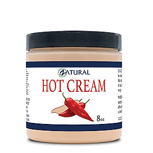 Zatural Hot Cream Relaxing Cream Muscle Rub Skin Tightning Lotion Body Wraps Skin Firming (8 Ounce)
