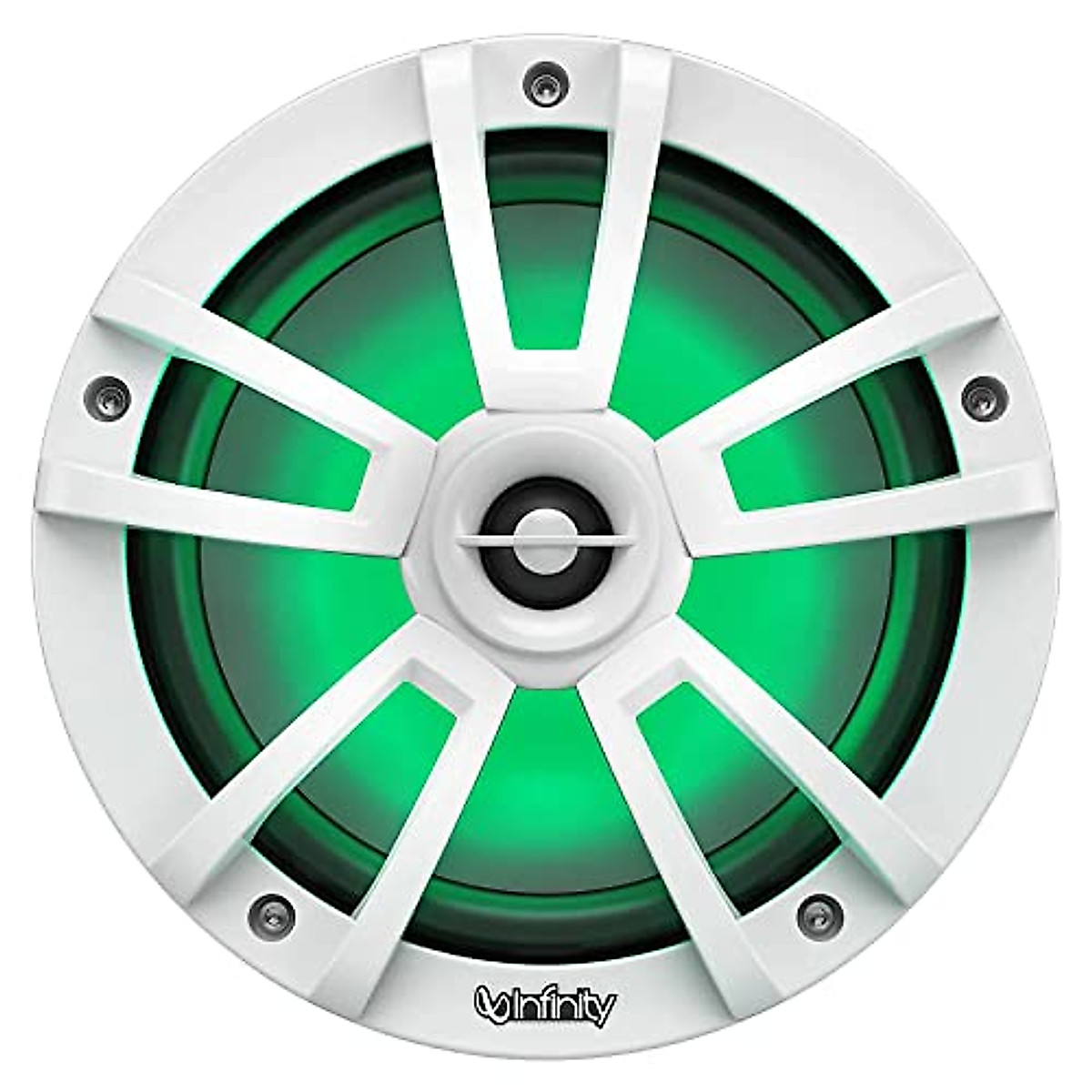 Infinity Mobile Marine Performance Series 8" 2 way speaker with RGB lighting - White