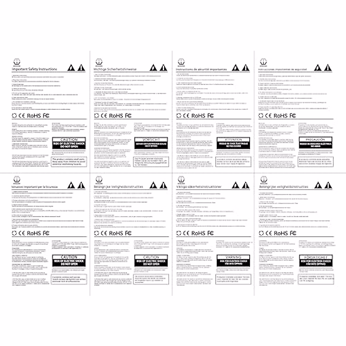 WINSINN 50mm Fan 24V Dual Ball Bearing Brushless 5015 50x15mm - High Speed (Pack of 4Pcs)